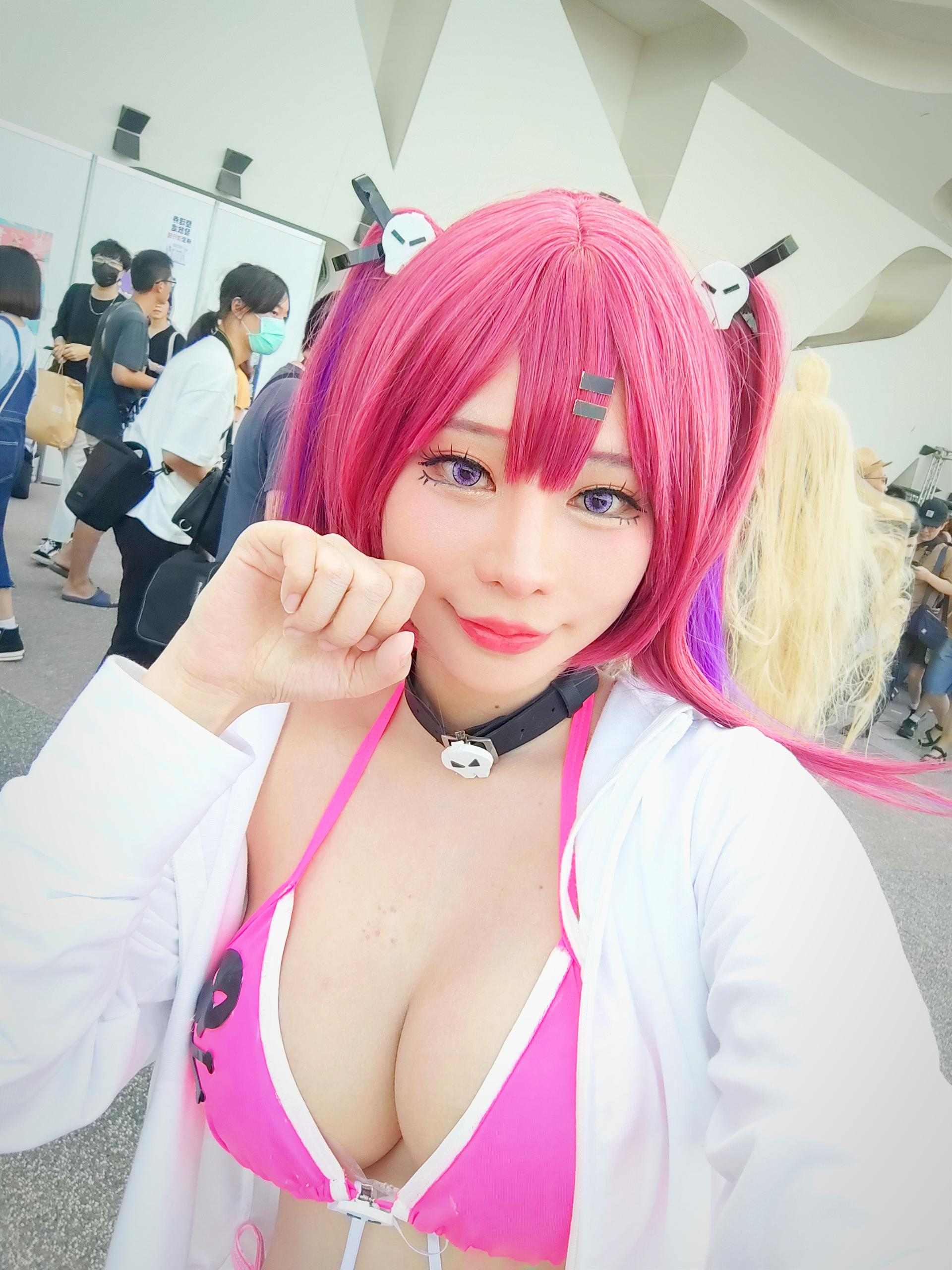 【情報】【COS分享】FF41 馬斯特&梅里泳裝 Meenfox @勝利女神：妮姬 哈啦板 - 巴哈姆特