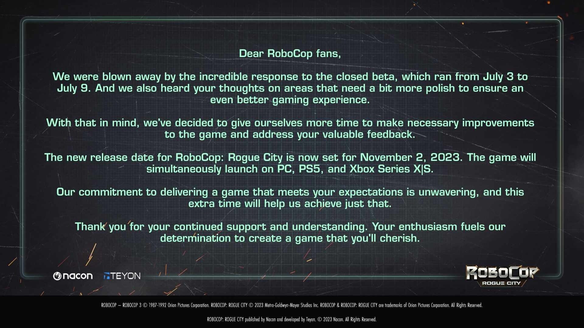 【取消】電影改編動作冒險遊戲《機器戰警：惡棍都市 RoboCop: Rogue City》Switch版本，將神隱一段時間 @NS ...