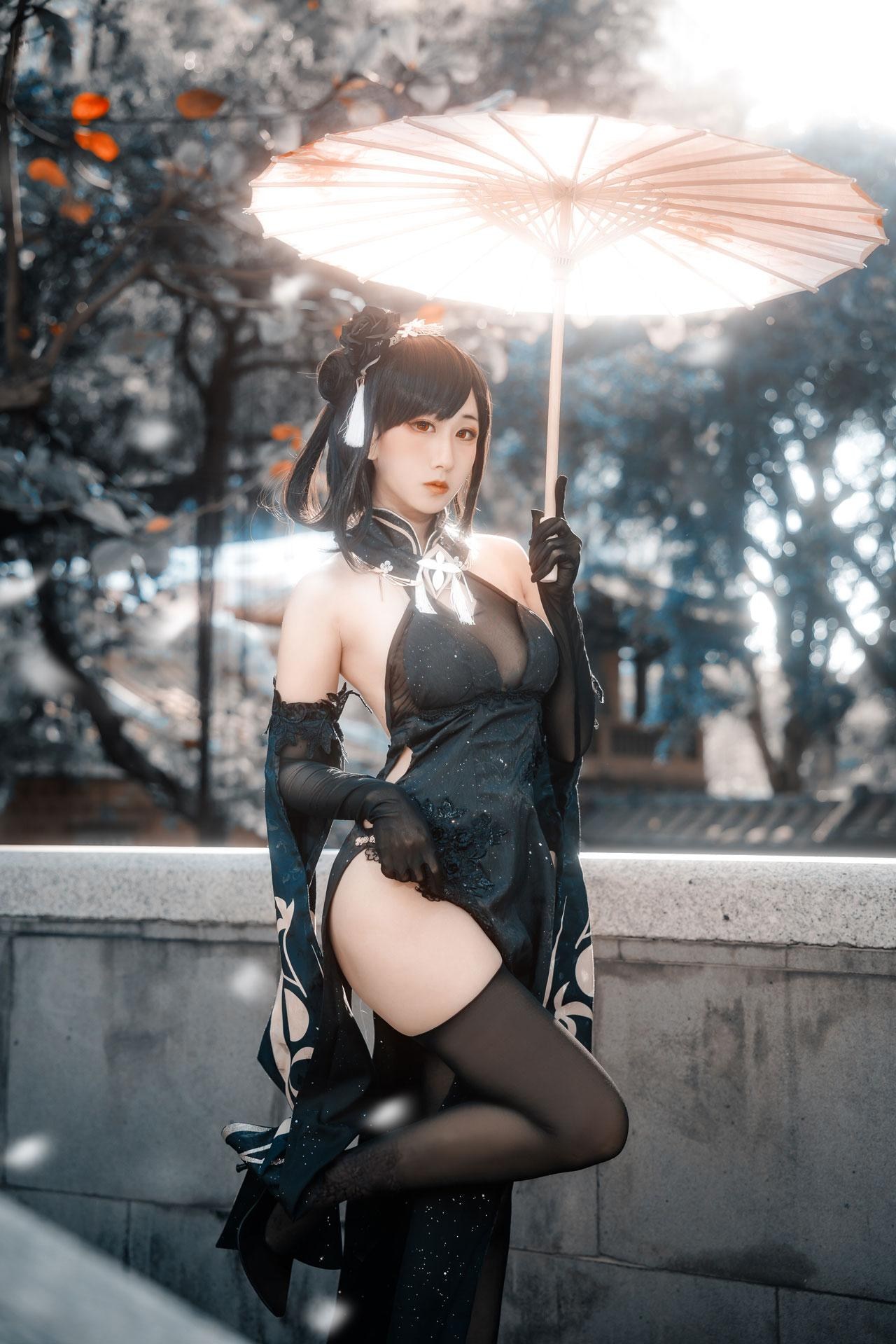 【Cos】碧藍航線 / 鎮海 旗袍Ver. - aij09的創作 - 巴哈姆特