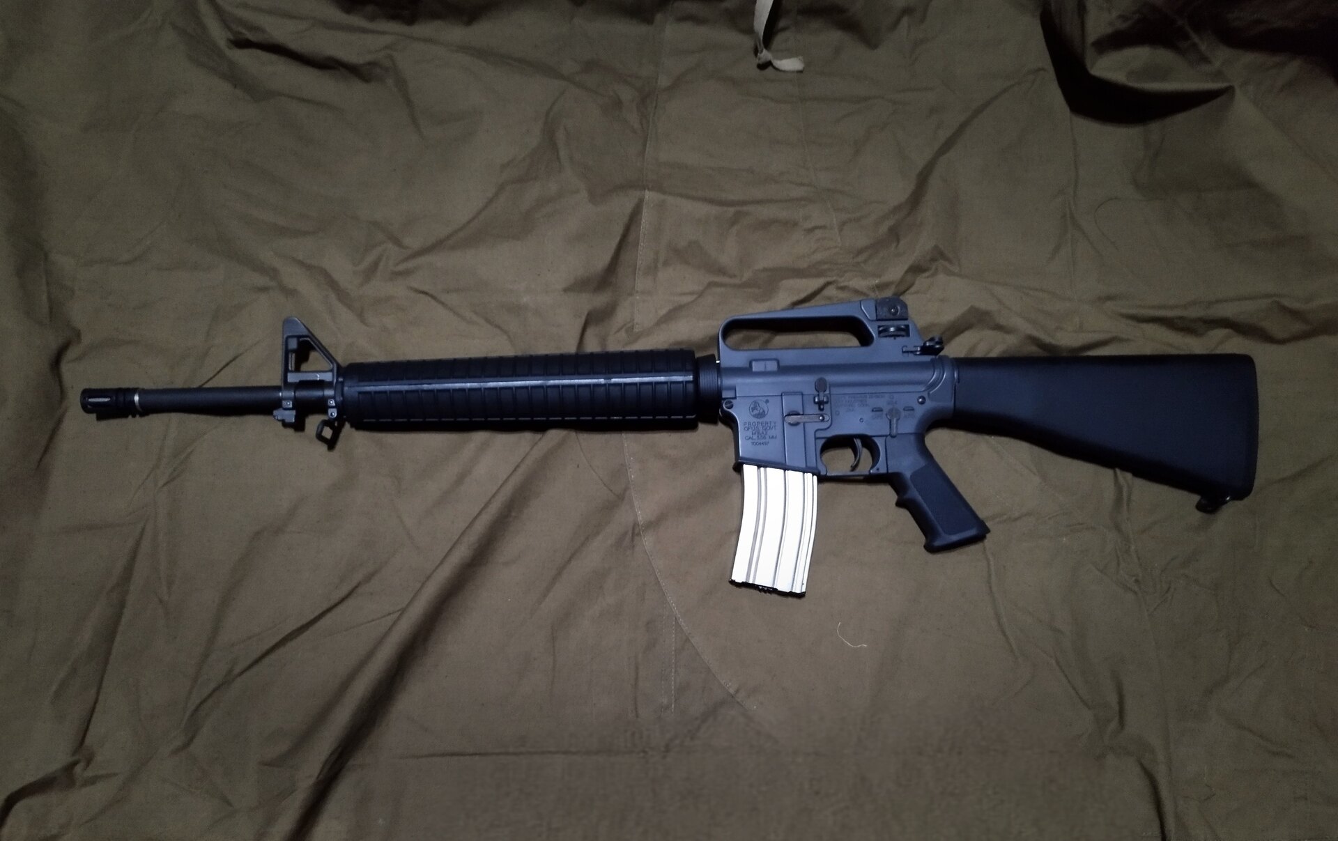 【心得】簡單開箱-MARUI M16A2 @野戰 (生存) 遊戲 哈啦板 - 巴哈姆特