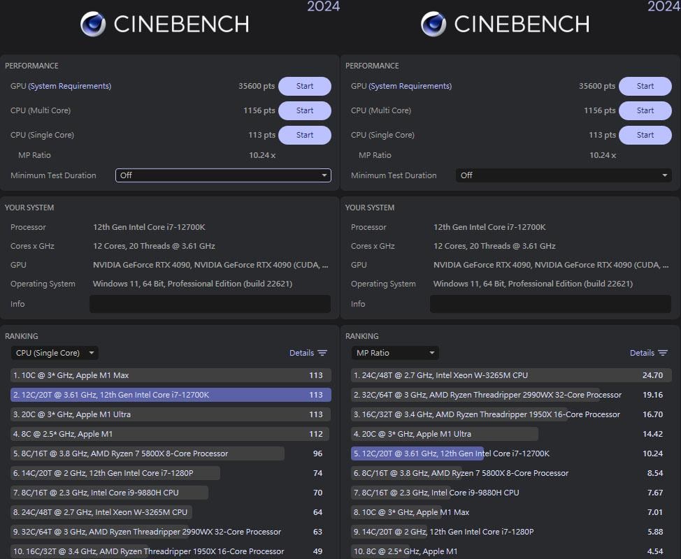 RE:【情報】Cinebench R24 (2024) 正式推出! 包含 GPGPU Benchmark 測試項目 @電腦應用綜合討論 哈啦板 ...