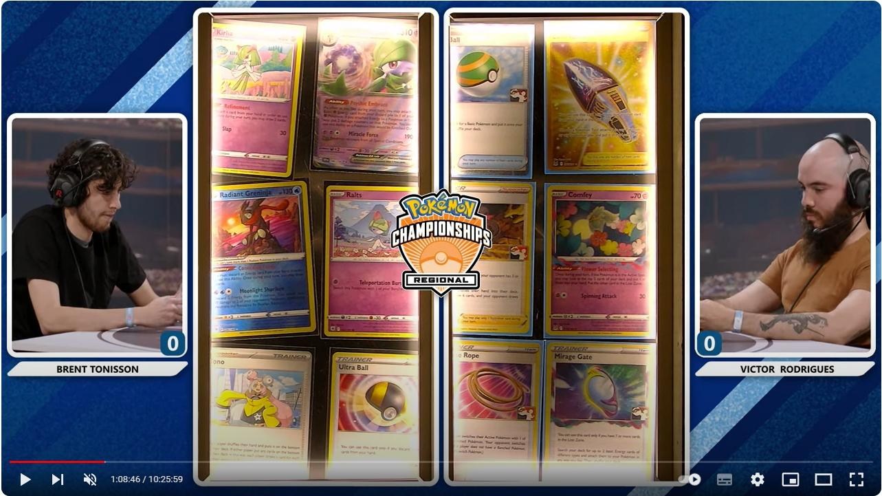 [PTCG] 2024 法國 里耳CL Day1 沙奈朵ex VS 放逐騎拉帝納 - darkex35inde的創作 - 巴哈姆特