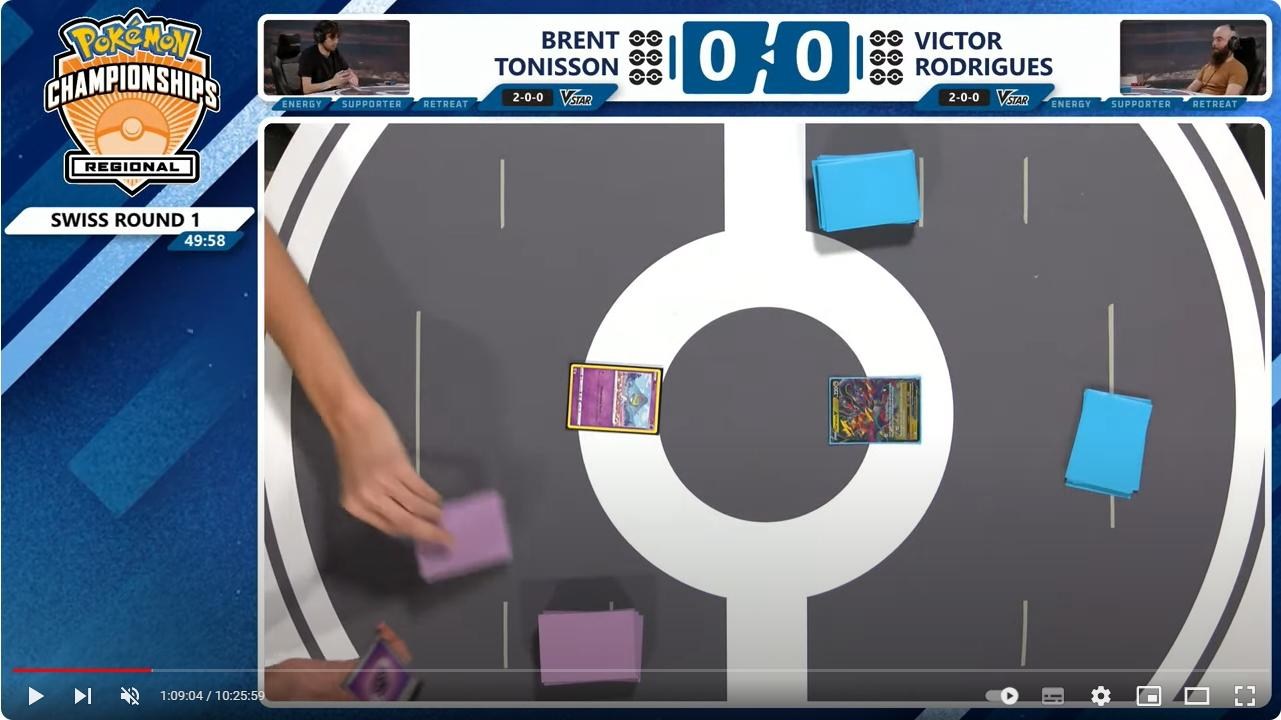 [PTCG] 2024 法國 里耳CL Day1 沙奈朵ex VS 放逐騎拉帝納 - darkex35inde的創作 - 巴哈姆特