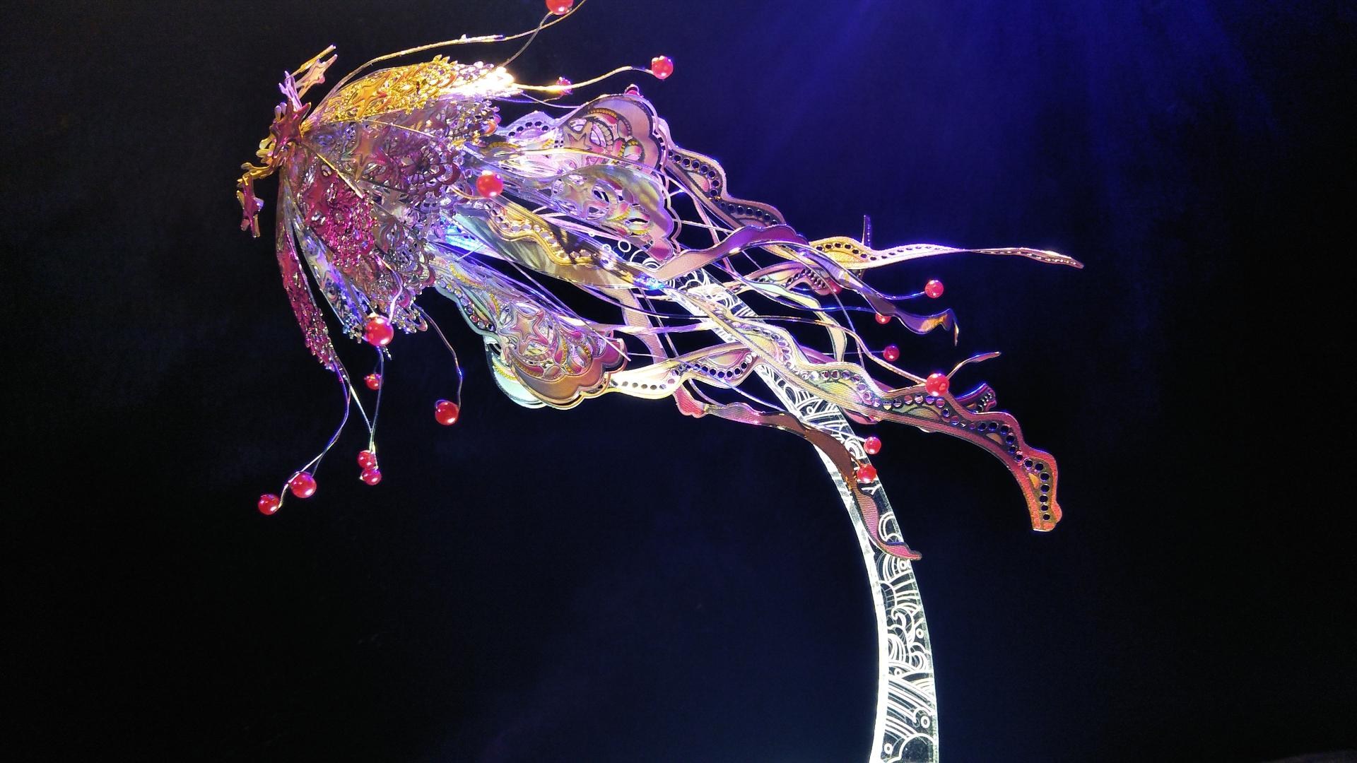 ABYSSAL AURORA SCARLET RED 極光海月 緋燼 - qqpkvspk的創作 - 巴哈姆特