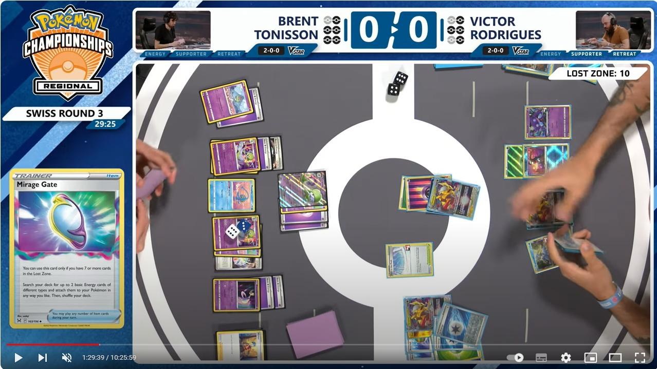 [PTCG] 2024 法國 里耳CL Day1 沙奈朵ex VS 放逐騎拉帝納 - darkex35inde的創作 - 巴哈姆特