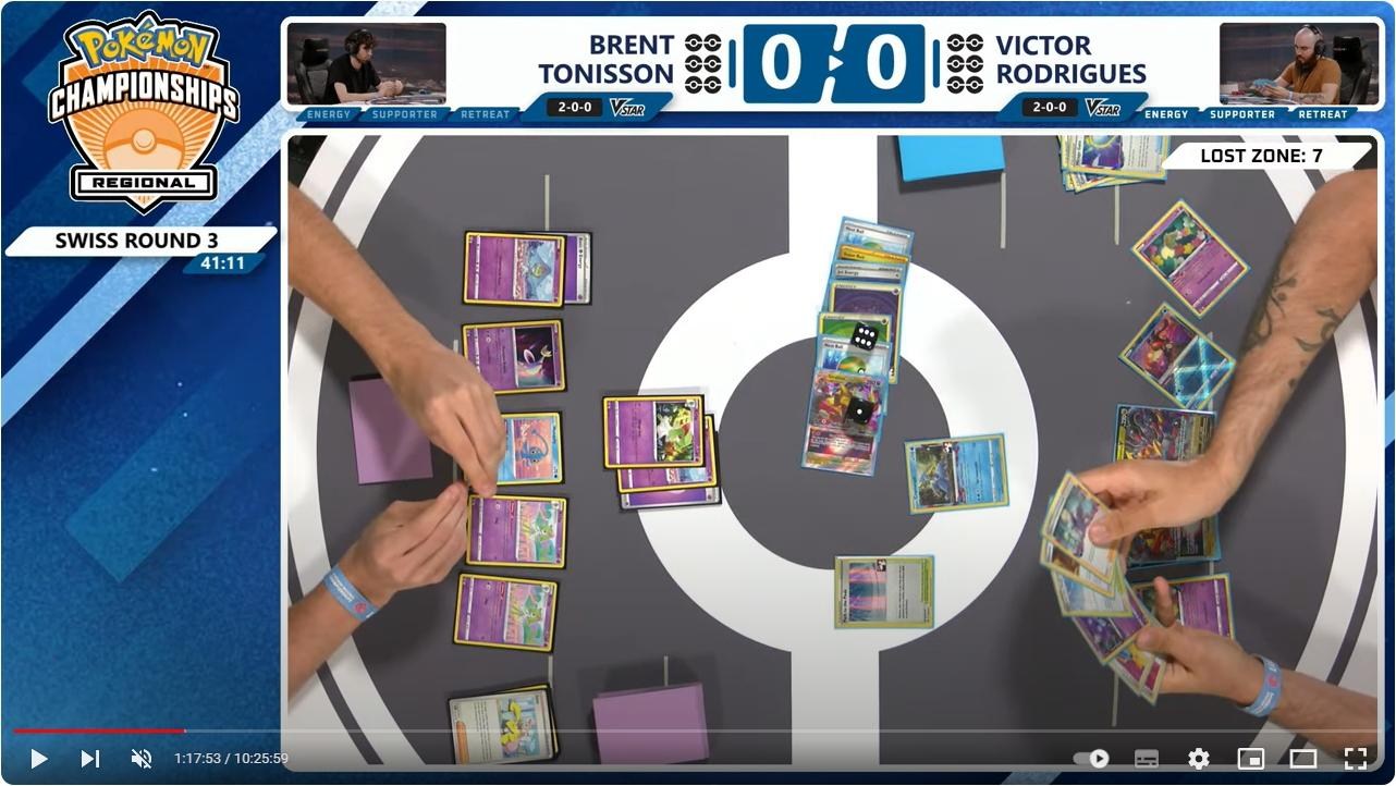 [PTCG] 2024 法國 里耳CL Day1 沙奈朵ex VS 放逐騎拉帝納 - darkex35inde的創作 - 巴哈姆特