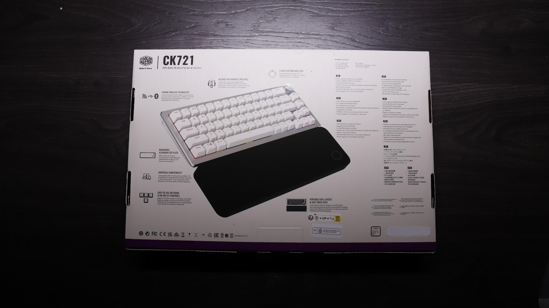 【討論】入手啦啊!酷碼 CK721 65% 無線三模機械鍵盤-極簡易開箱 @電腦應用綜合討論 哈啦板 - 巴哈姆特