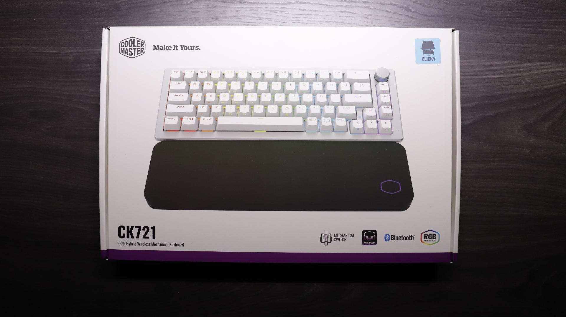 【討論】入手啦啊!酷碼 CK721 65% 無線三模機械鍵盤-極簡易開箱 @電腦應用綜合討論 哈啦板 - 巴哈姆特