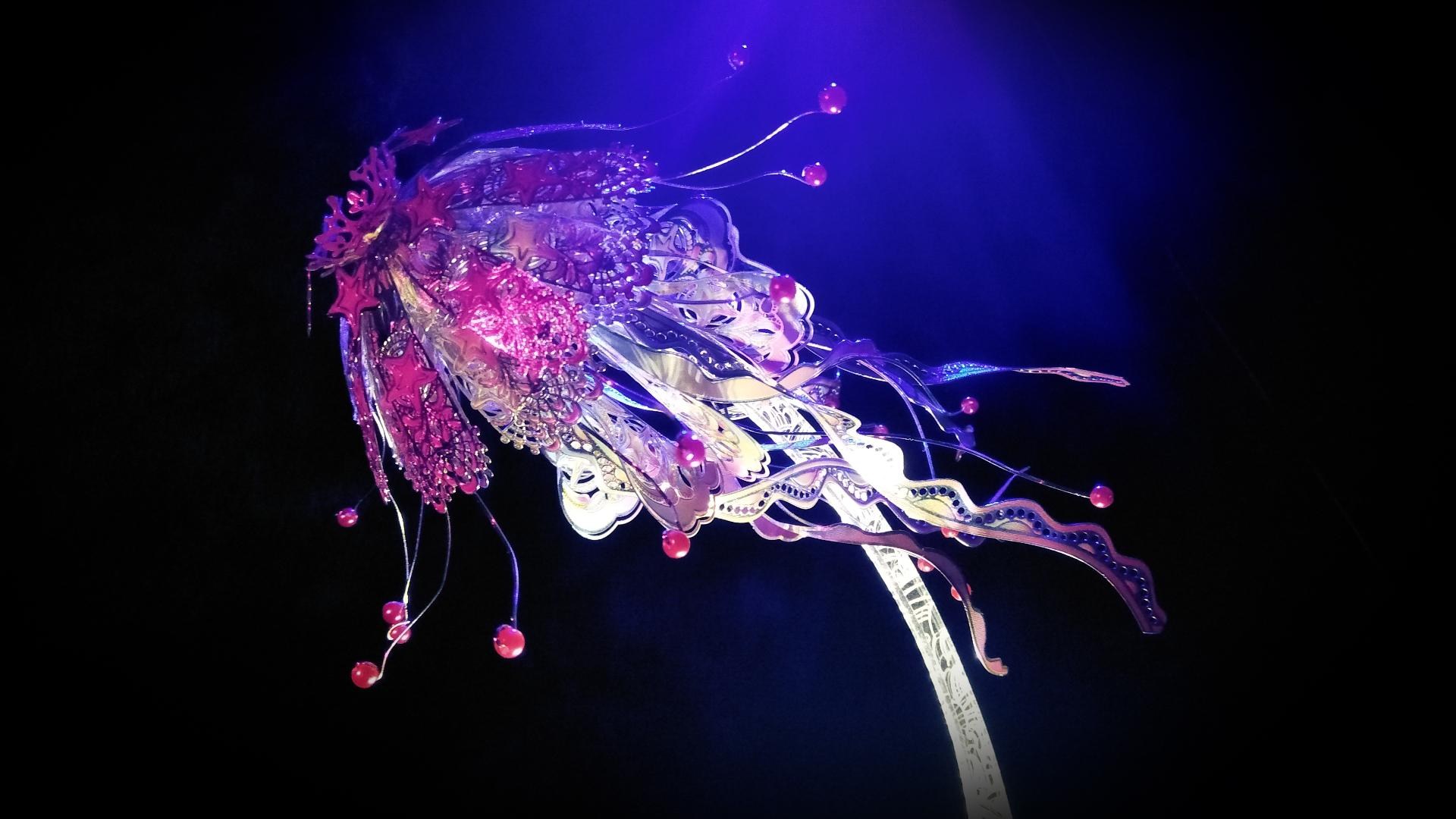 ABYSSAL AURORA SCARLET RED 極光海月 緋燼 - qqpkvspk的創作 - 巴哈姆特