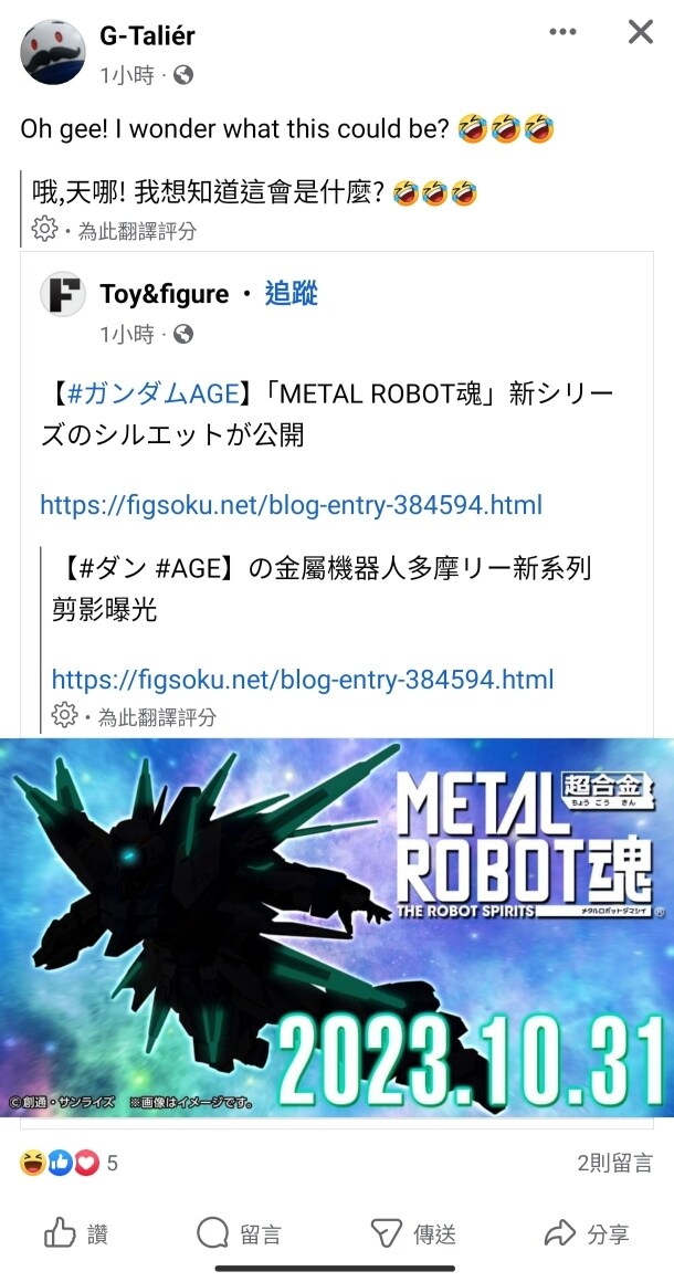 【情報】METAL ROBOT魂 AGE-FX @鋼彈 哈啦板 - 巴哈姆特
