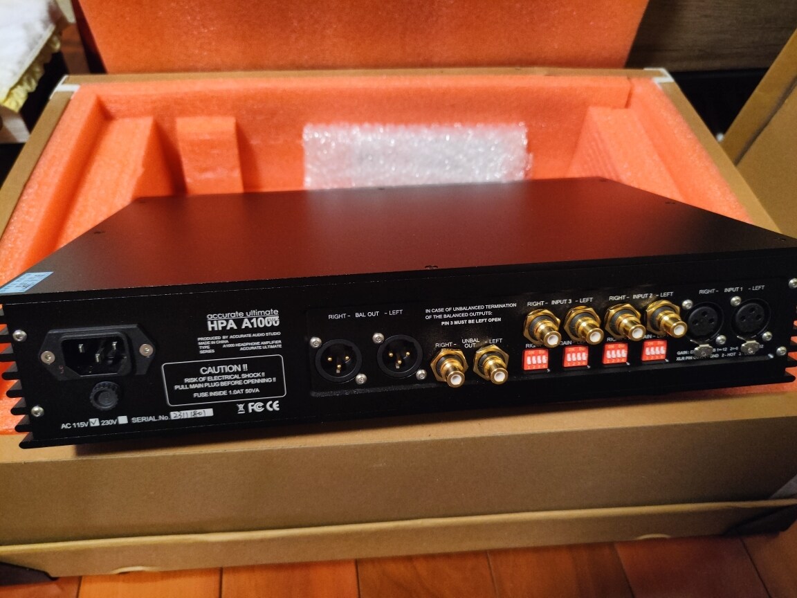 【閒聊】精音HPA-A1000開箱 @影音視聽討論區 哈啦板 - 巴哈姆特