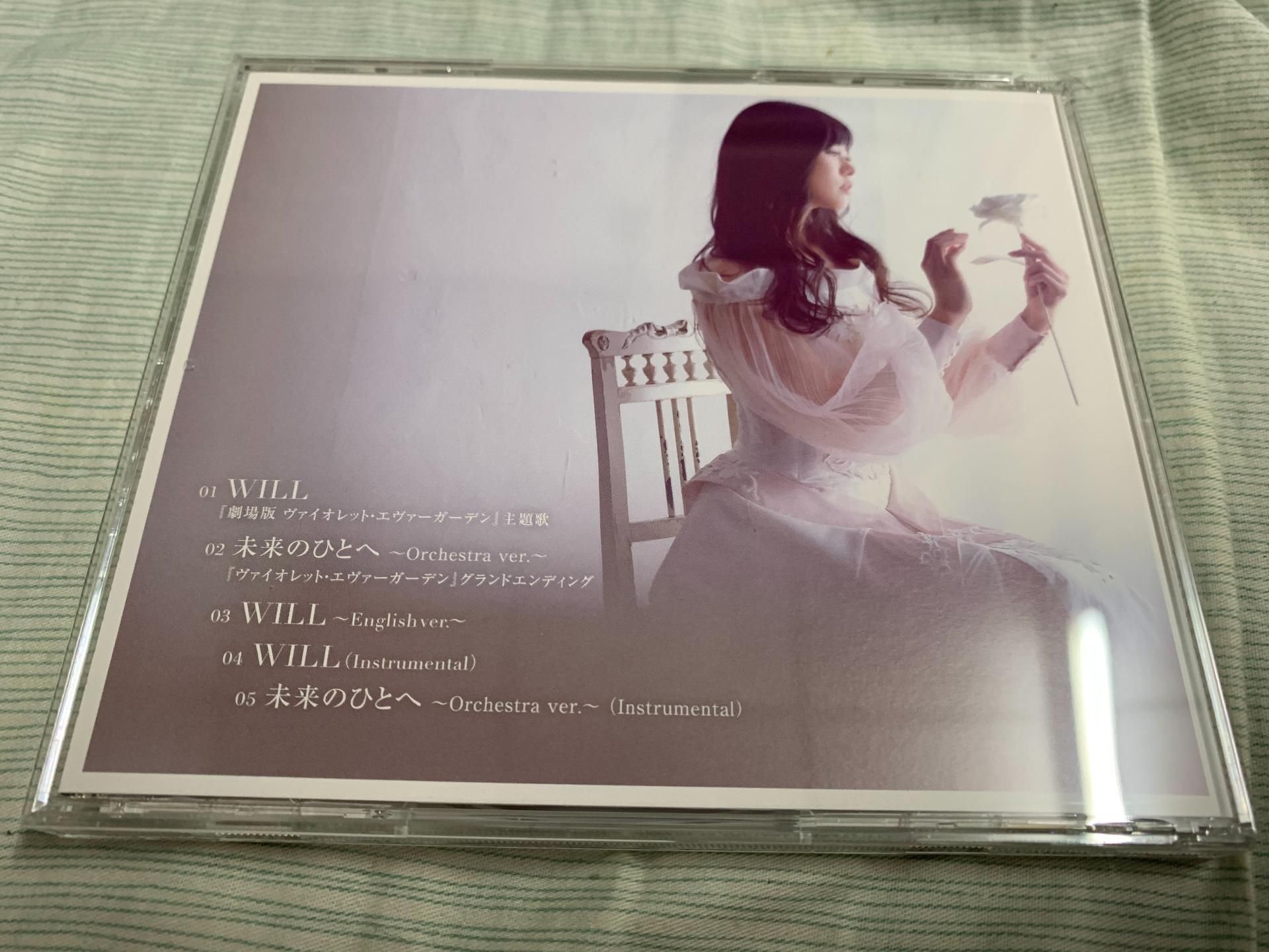 紫羅蘭永恆花園電影版主題曲-WILL CD開箱 - ltyahoo的創作 - 巴哈姆特