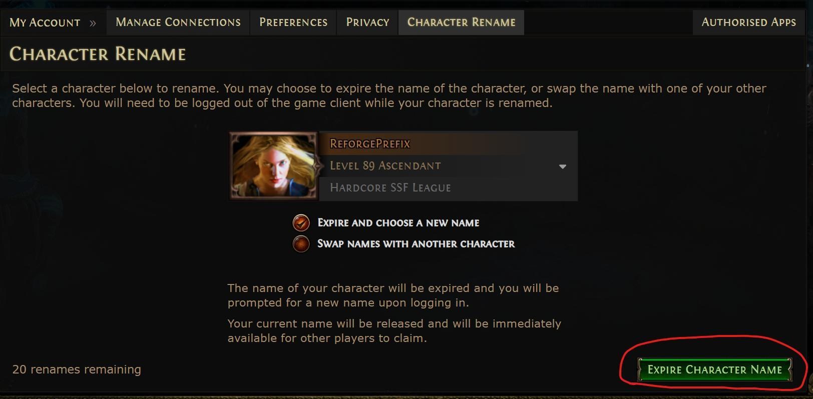 【情報】3.22.2b 可以自己改名字了 附上教學 @流亡黯道 Path of Exile 哈啦板 - 巴哈姆特