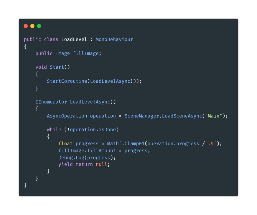 獨立遊戲開發日誌Day12：場景載入進度與載入後執行 - m19911207的創作 - 巴哈姆特