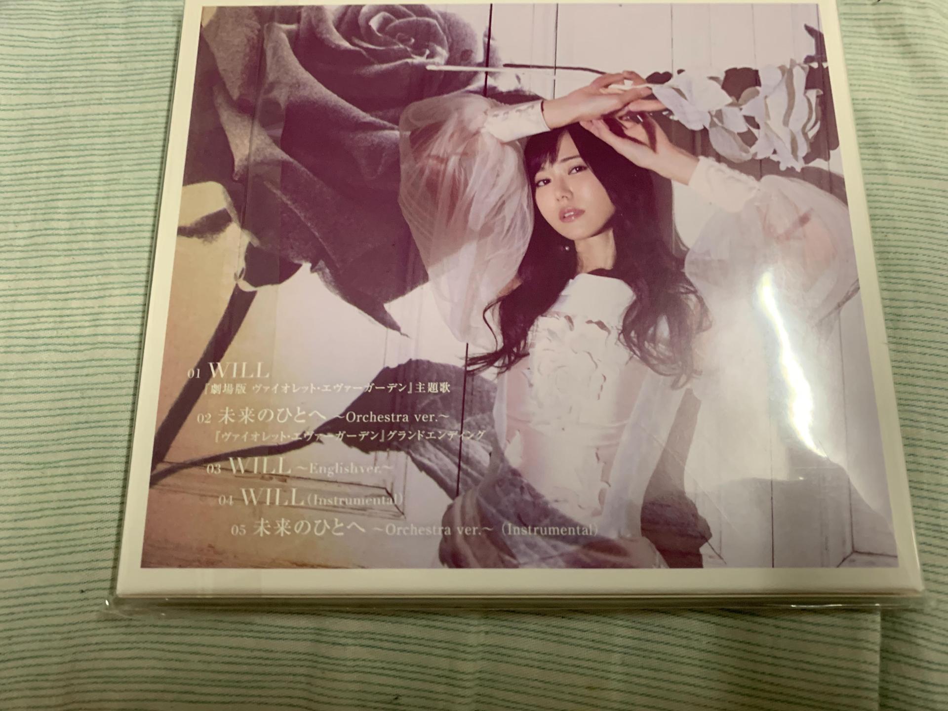 紫羅蘭永恆花園電影版主題曲-WILL CD開箱 - ltyahoo的創作 - 巴哈姆特