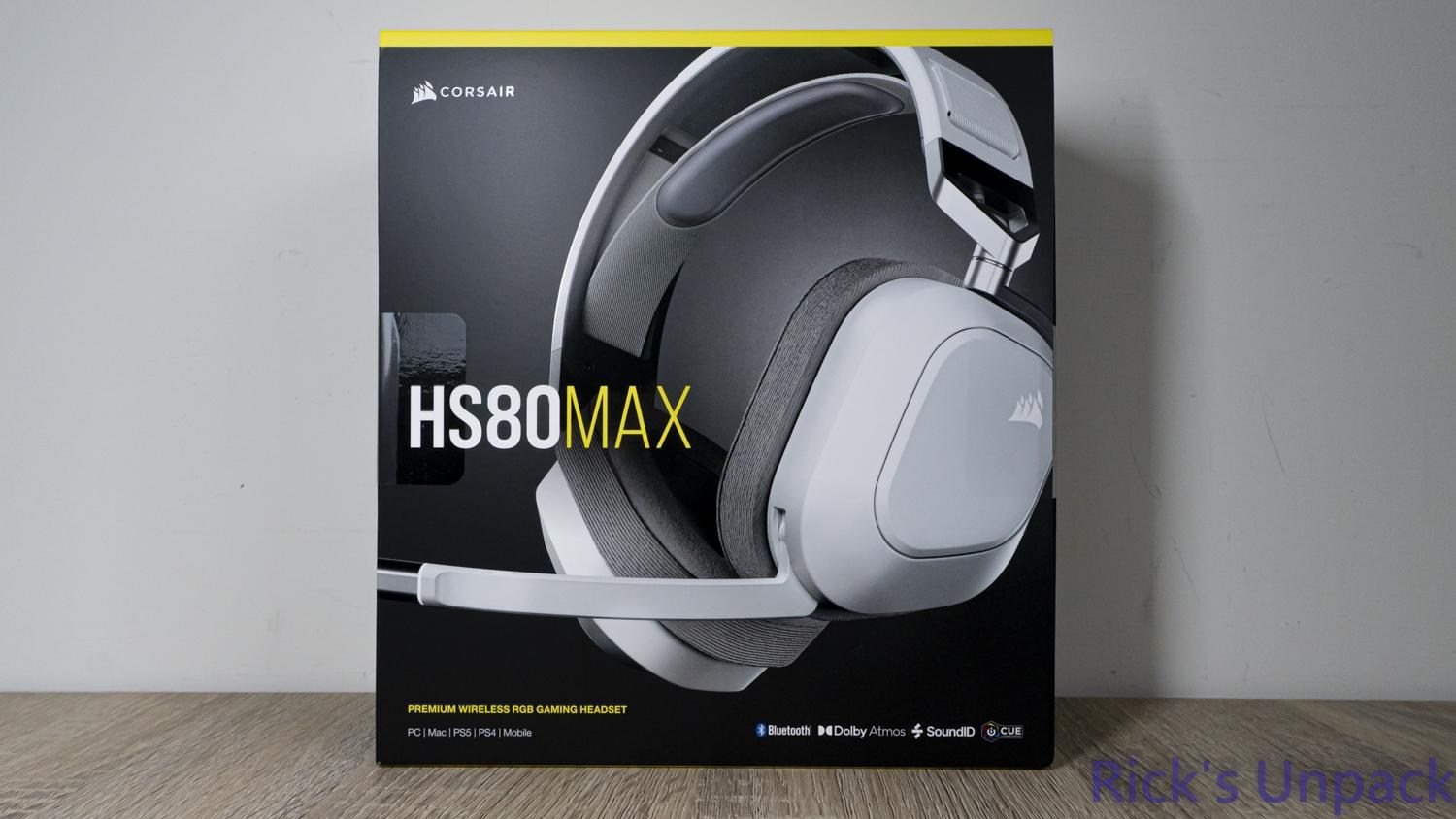 【心得】【開箱】無線三模、增加續行 | CORSAIR HS80 MAX WIRELESS WHITE @電腦應用綜合討論 哈啦板 - 巴哈姆特