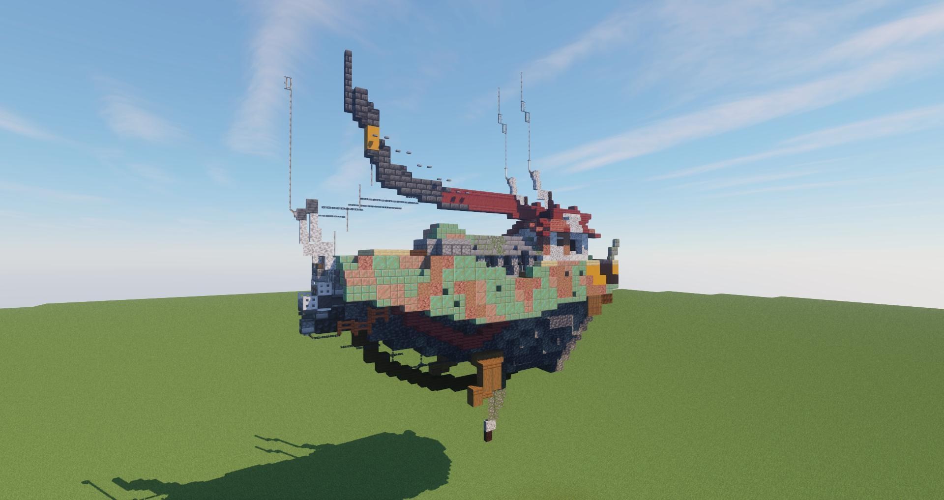 【心得】飛船幻想~拾荒朋克(scrap-punk)美學 @Minecraft 我的世界（當個創世神） 哈啦板 - 巴哈姆特