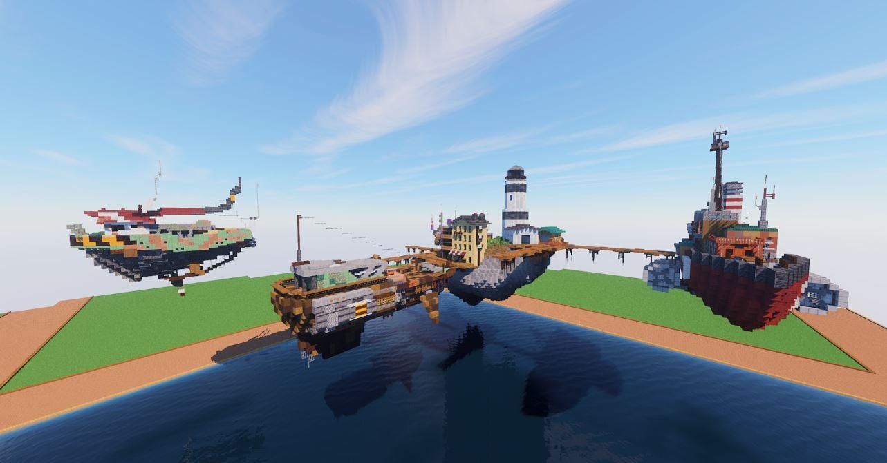 【心得】飛船幻想~拾荒朋克(scrap-punk)美學 @Minecraft 我的世界（當個創世神） 哈啦板 - 巴哈姆特