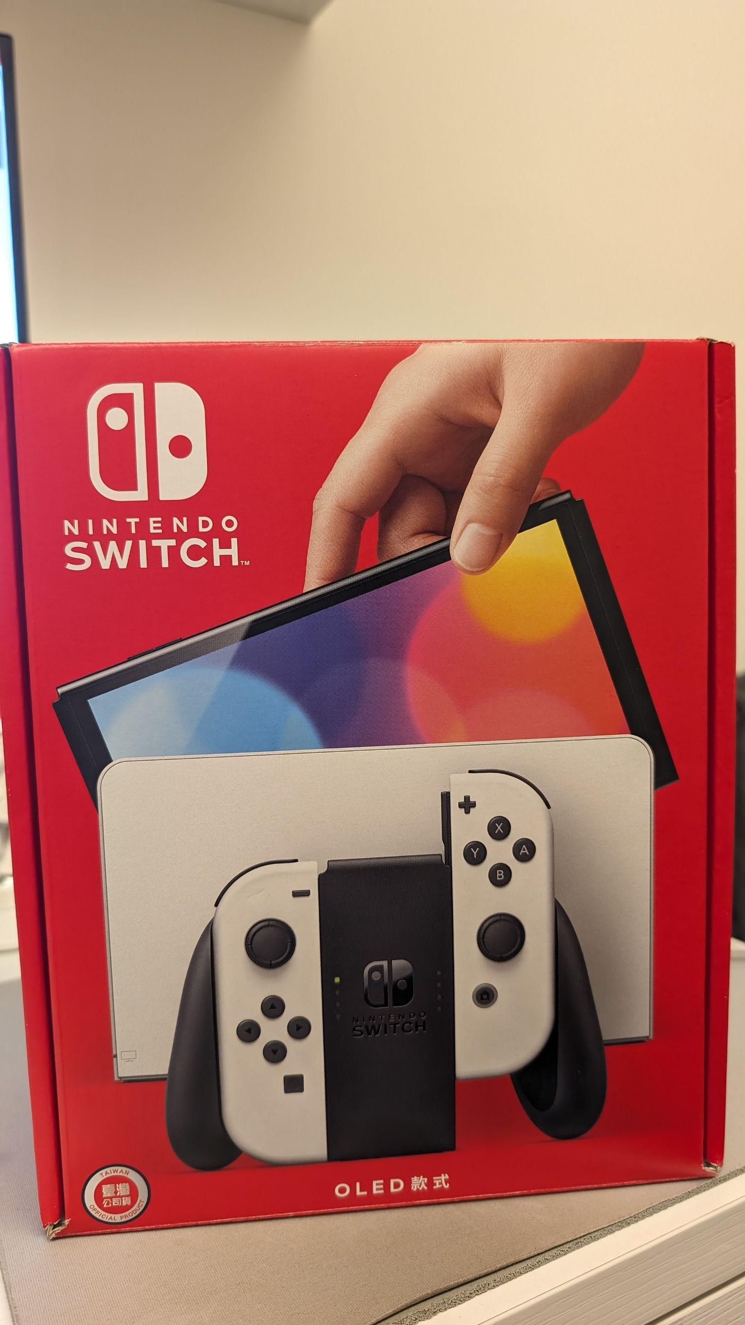 【出售】Switch OLED白色主機+原廠Switch Pro控制器 @ACG二手交易板 哈啦板 - 巴哈姆特