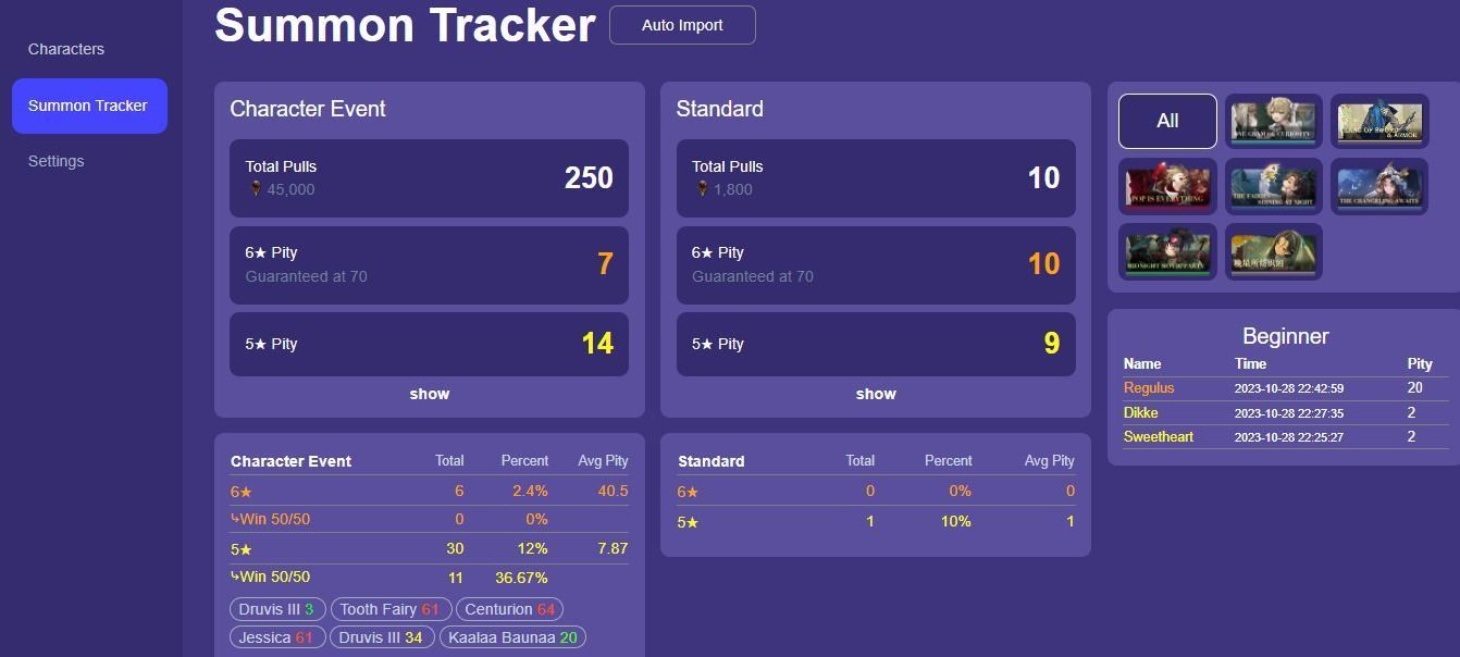 RE:【密技】Kornblume，一款你最需要的遊戲工具箱：包含素材計算機、刷圖策略規劃、抽卡追蹤功能 @重返未來：1999 哈啦板 - 巴哈姆特