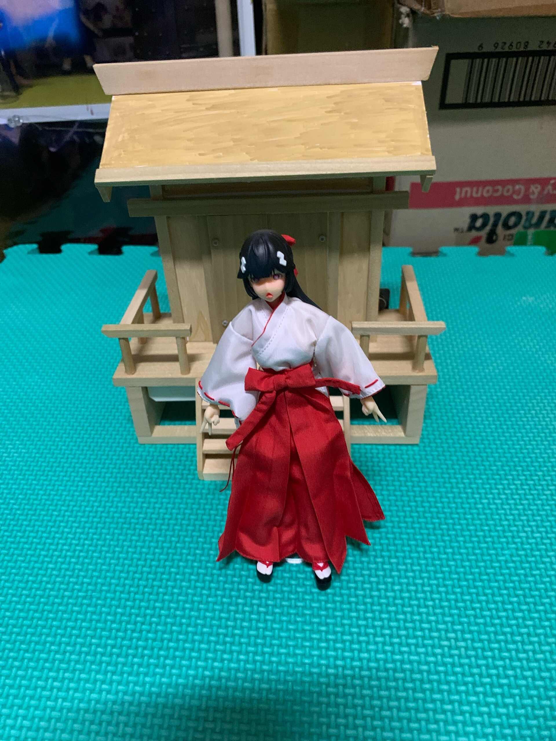 HASUKI pocket art PA005 退魔巫女 椿 1/12 開箱 - token0067的創作 - 巴哈姆特