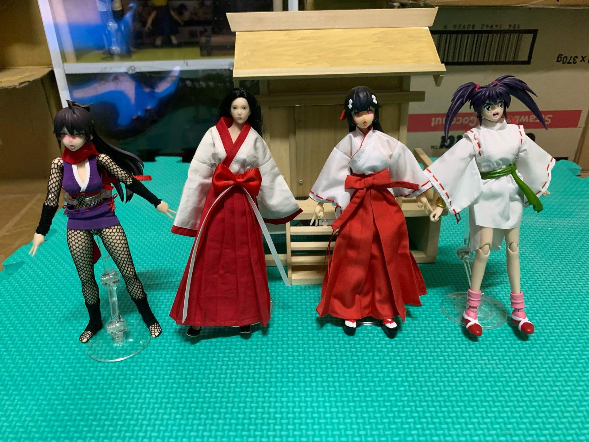 HASUKI pocket art PA005 退魔巫女 椿 1/12 開箱 - token0067的創作 - 巴哈姆特