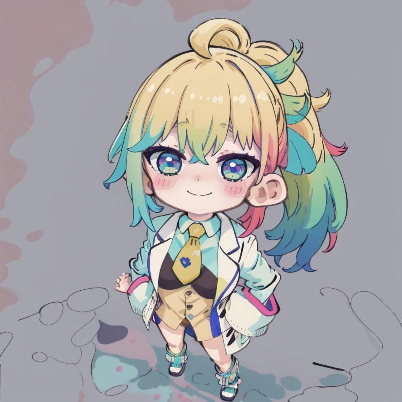 [AI 繪圖] Stable diffusion製作Q版風格(Lora:Cute and Chibi Art Style - Nozo ...