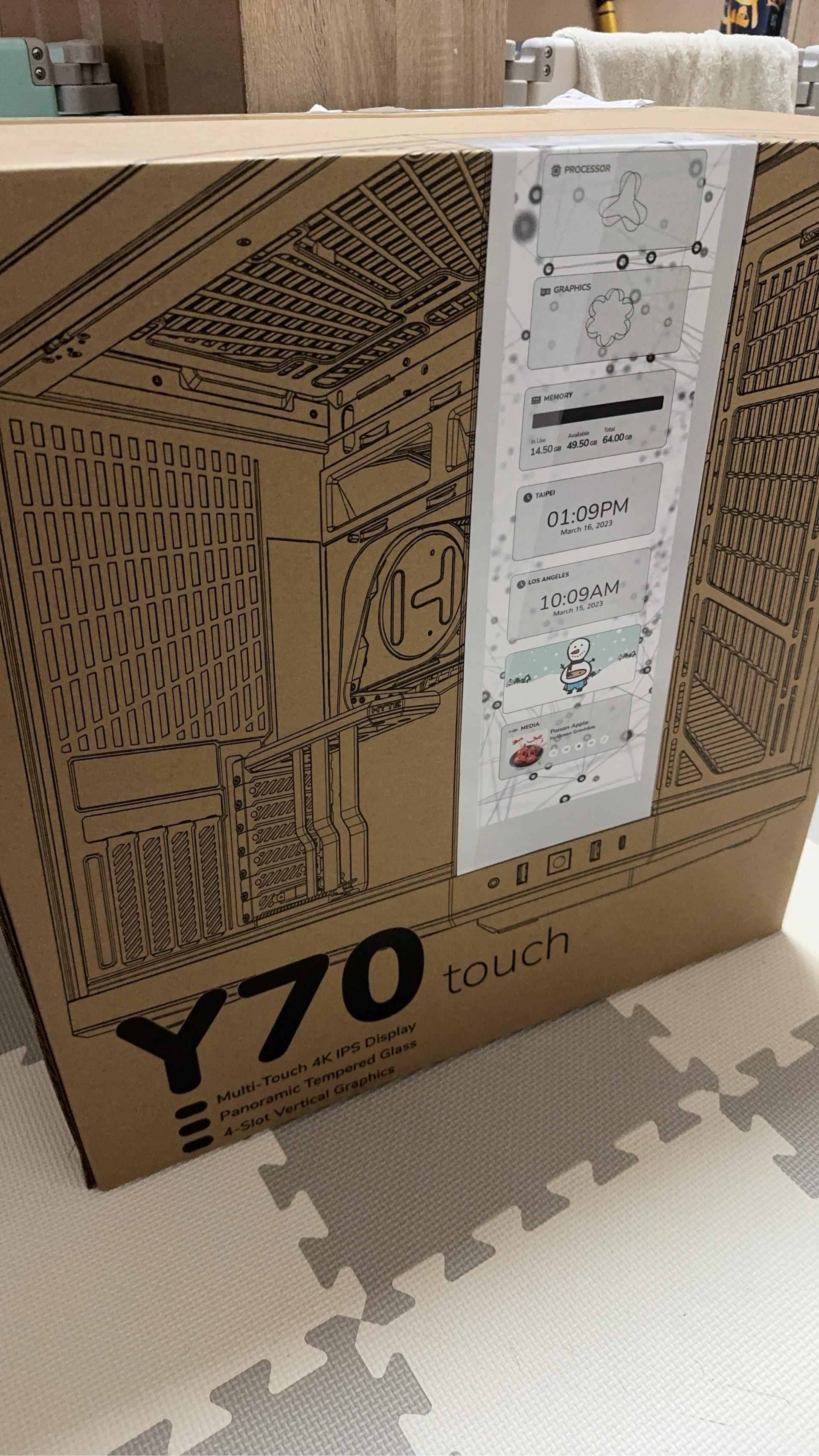 【心得】遲來的Hyte Y70 簡易開箱分享 2樓更新沒螢幕版本～ @電腦應用綜合討論 哈啦板 - 巴哈姆特