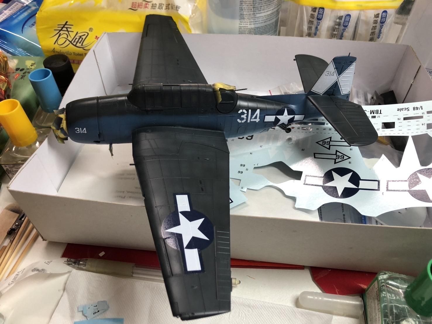 Academy 1/48 SBD-5 "Battle of the Philippine Sea" & HOBBY BOSS TBM-3 ...