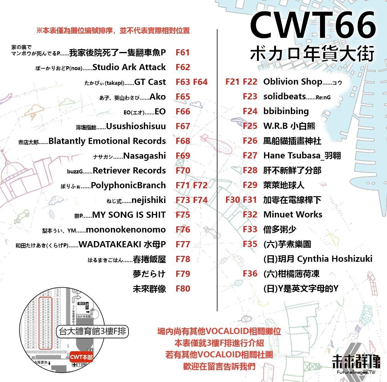 【情報】CWT66 VOCALOID年貨大街宣傳 @VOCALOID 虛擬人聲 哈啦板 - 巴哈姆特