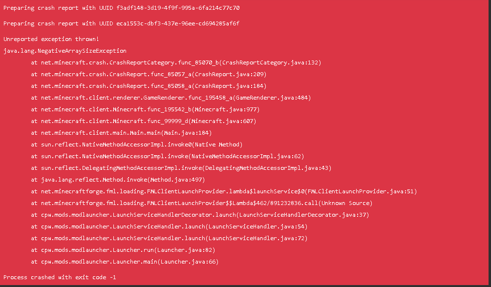 【問題】版本1.16.5 想玩模組卻跳錯誤代碼-1 @Minecraft 我的世界（當個創世神） 哈啦板 - 巴哈姆特