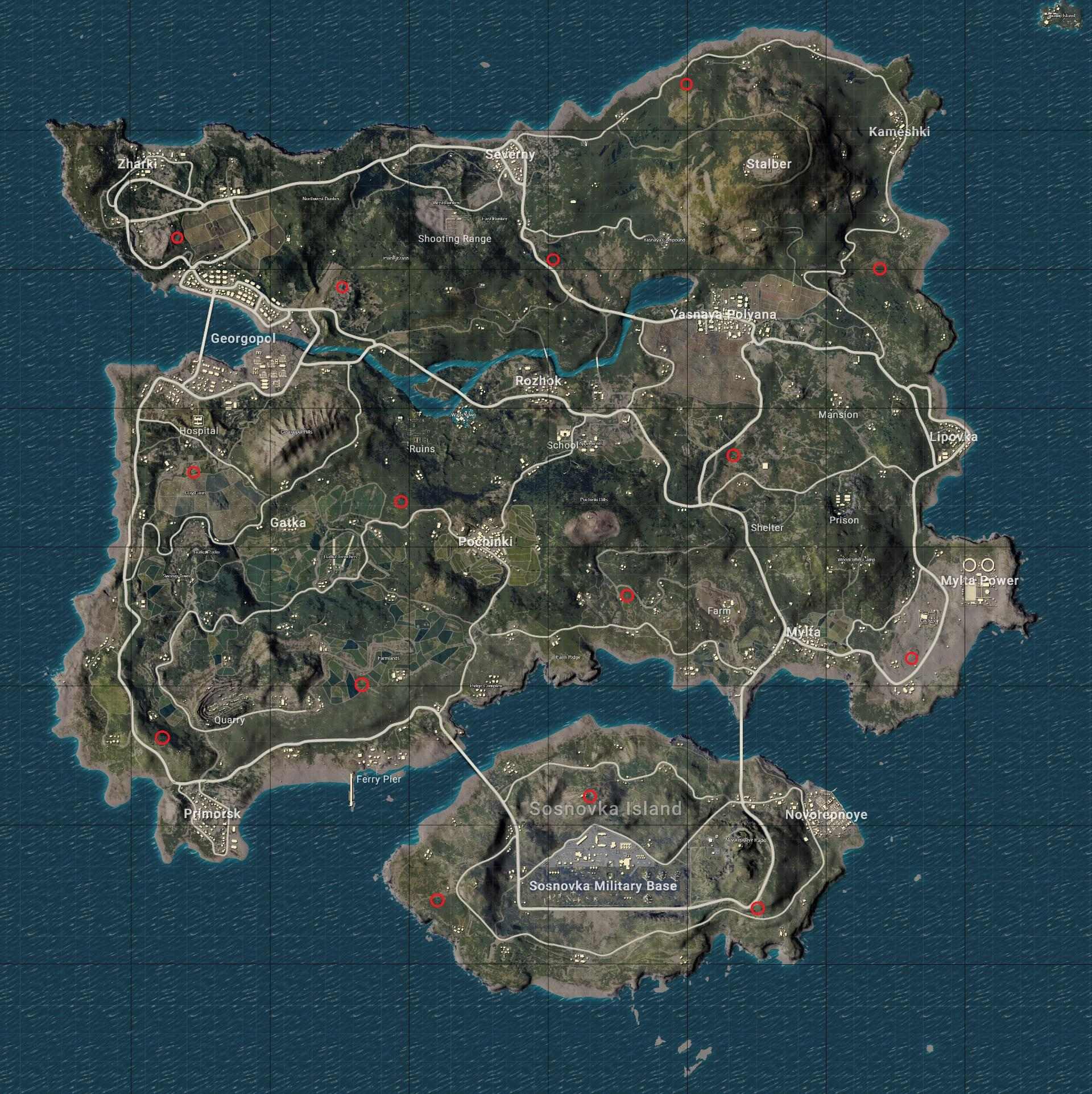 【問題】Erangel 密室位置 @絕地求生 PUBG 哈啦板 - 巴哈姆特