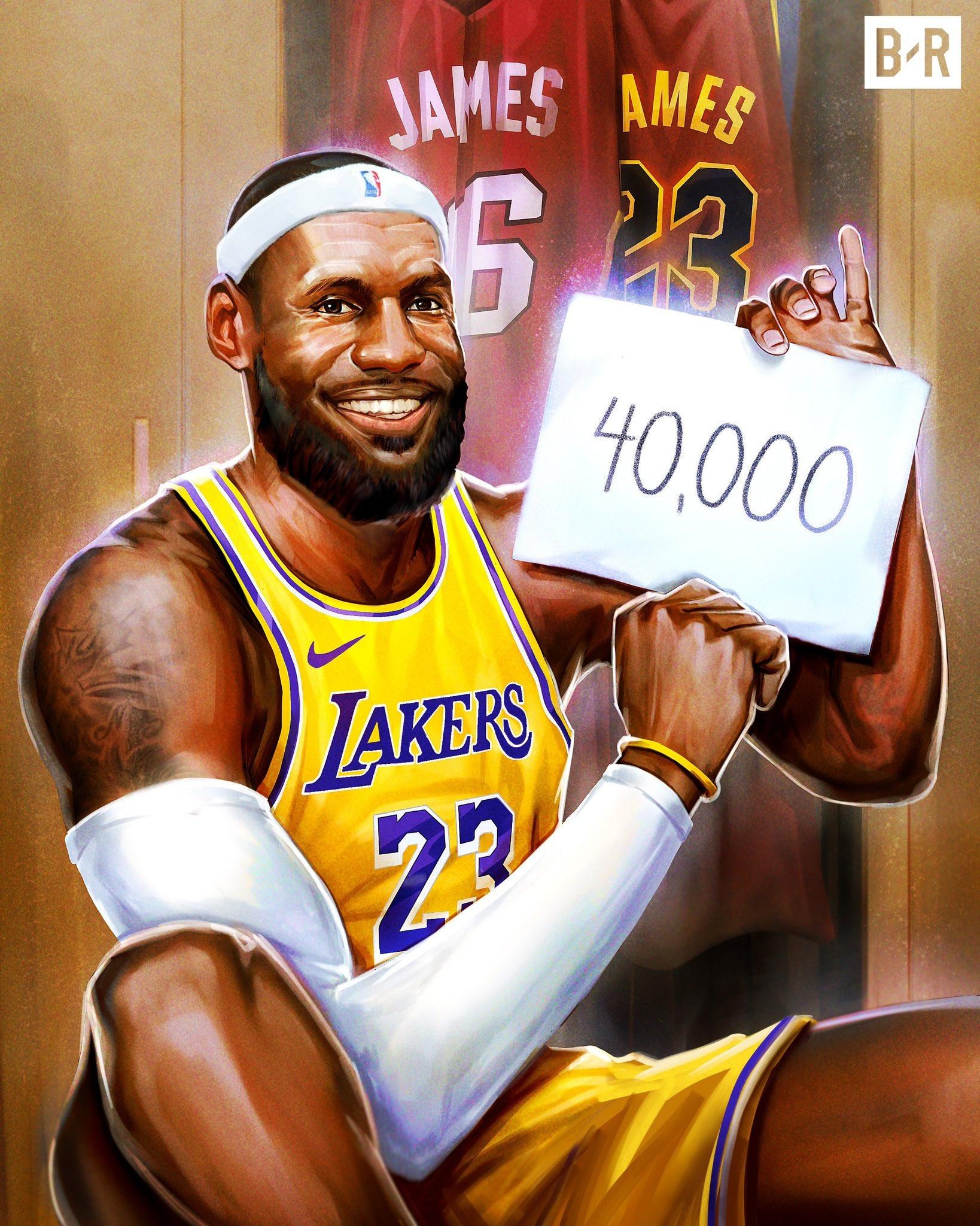 【情報】LeBron James 達成生涯 40,000 分 @NBA 系列 哈啦板 - 巴哈姆特