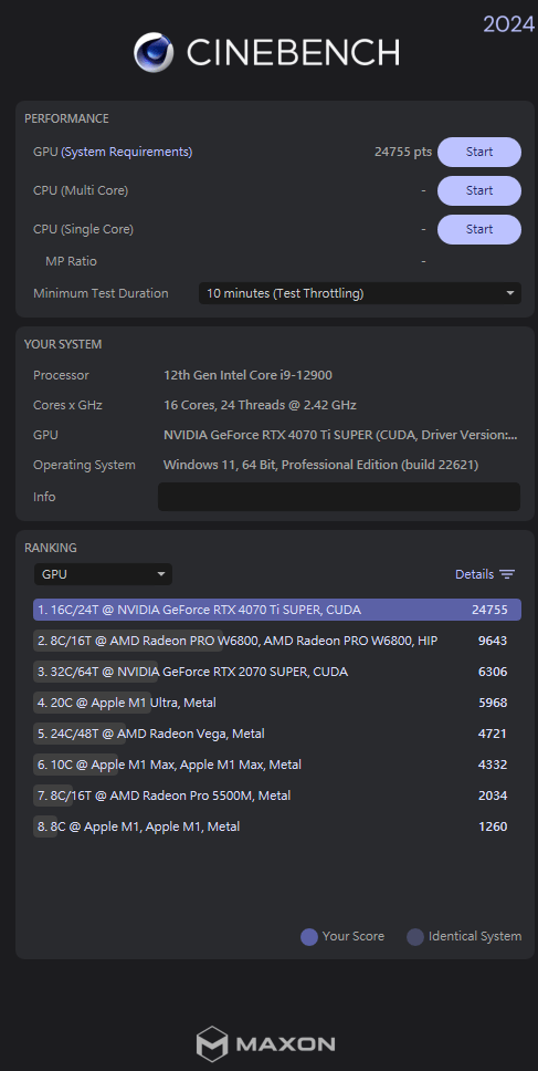 RE:【情報】Cinebench R24 (2024) 正式推出! 包含 GPGPU Benchmark 測試項目 @電腦應用綜合討論 哈啦板 ...