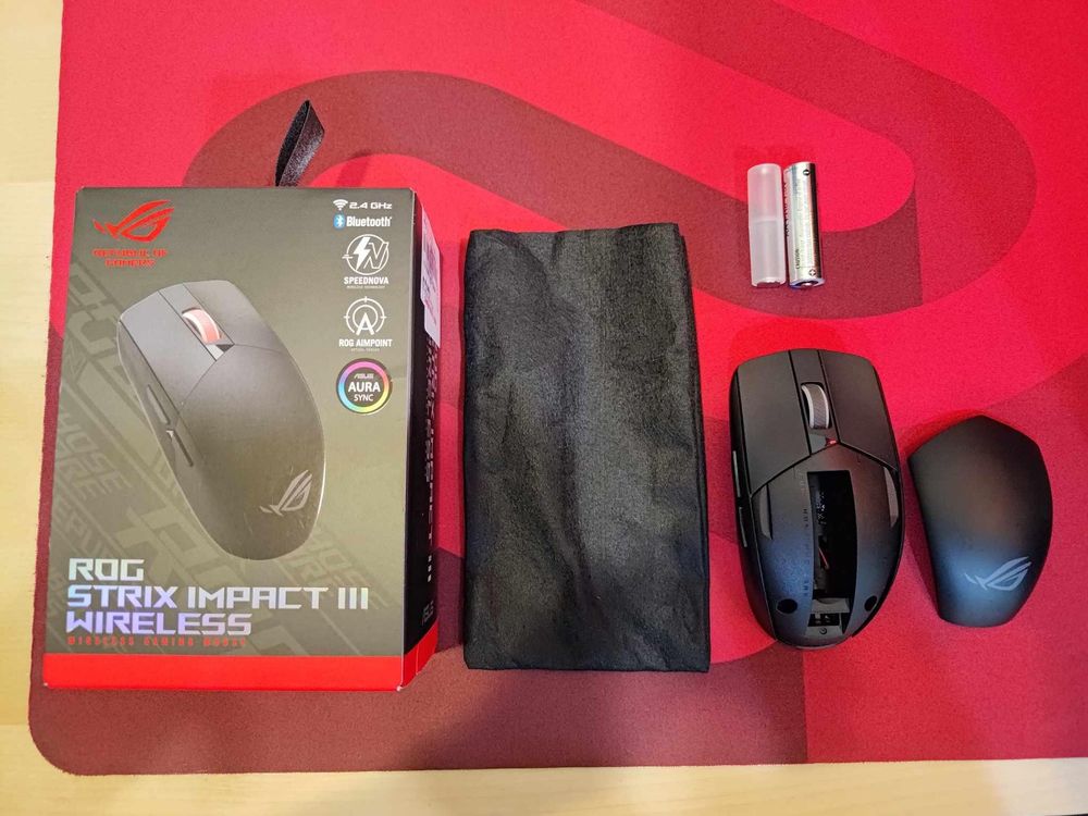 【心得】輕量無線電競滑鼠ROG Strix Impact III Wireless @電腦應用綜合討論 哈啦板 - 巴哈姆特