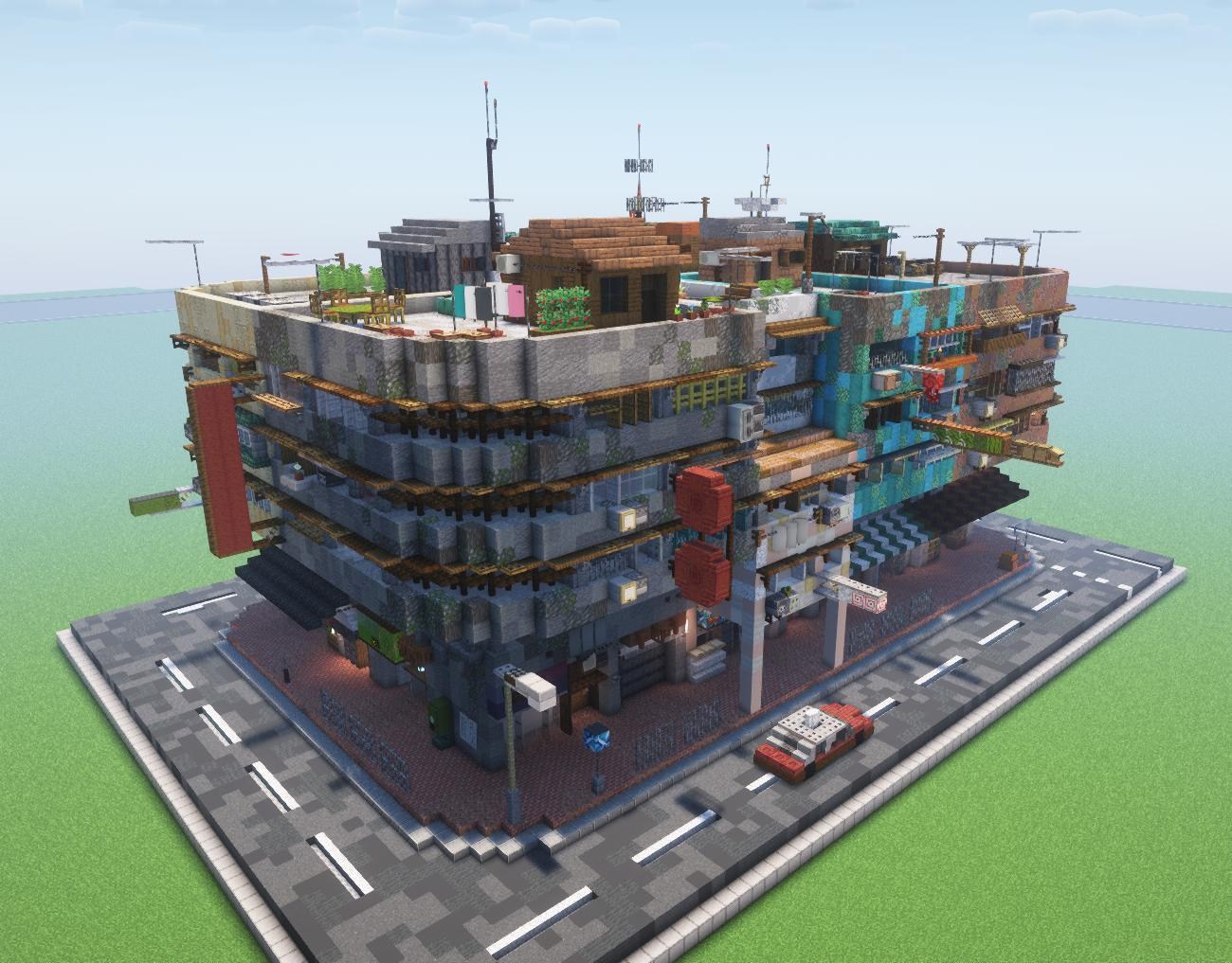 【心得】香港公寓樓 @Minecraft 我的世界（當個創世神） 哈啦板 - 巴哈姆特