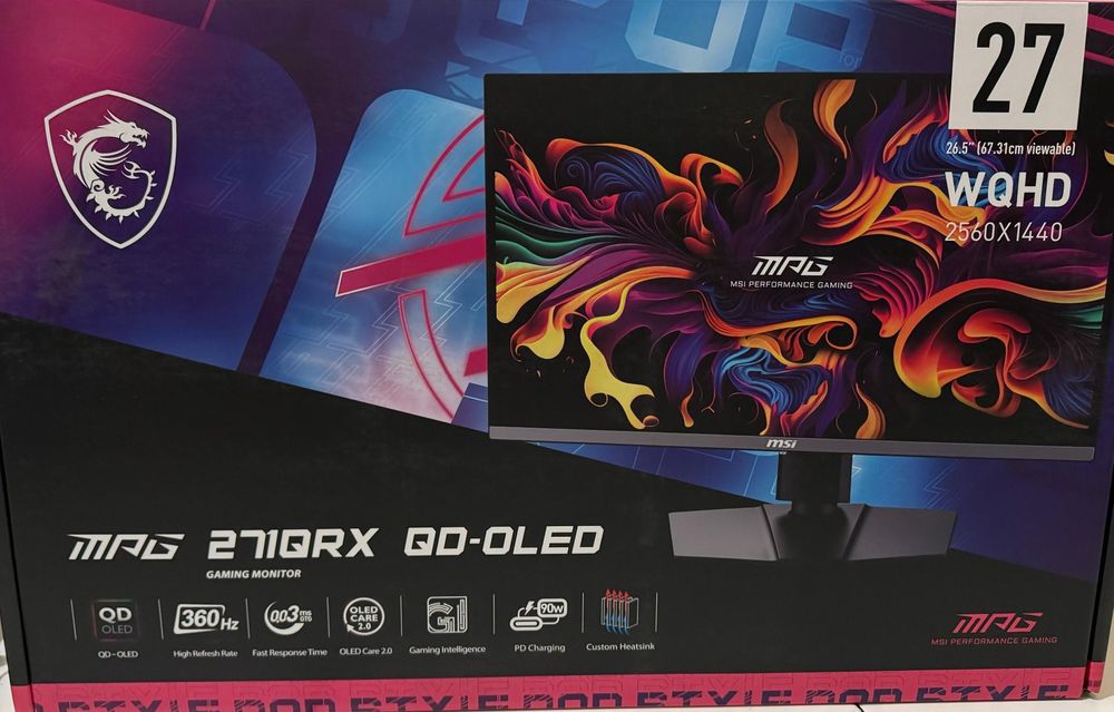 【心得】MSI MPG 271QRX QD-QLED 360hz 競技FPS與日常娛樂的美好結合 @電腦應用綜合討論 哈啦板 - 巴哈姆特
