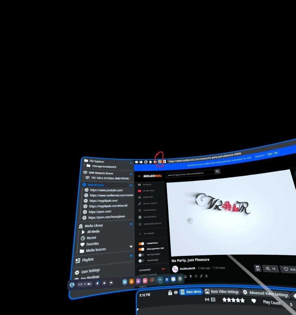 【心得】HereSphere 如何播放網頁資源如SLR,POVR,VRPON影片 @VR 虛擬實境綜合討論 哈啦板 - 巴哈姆特