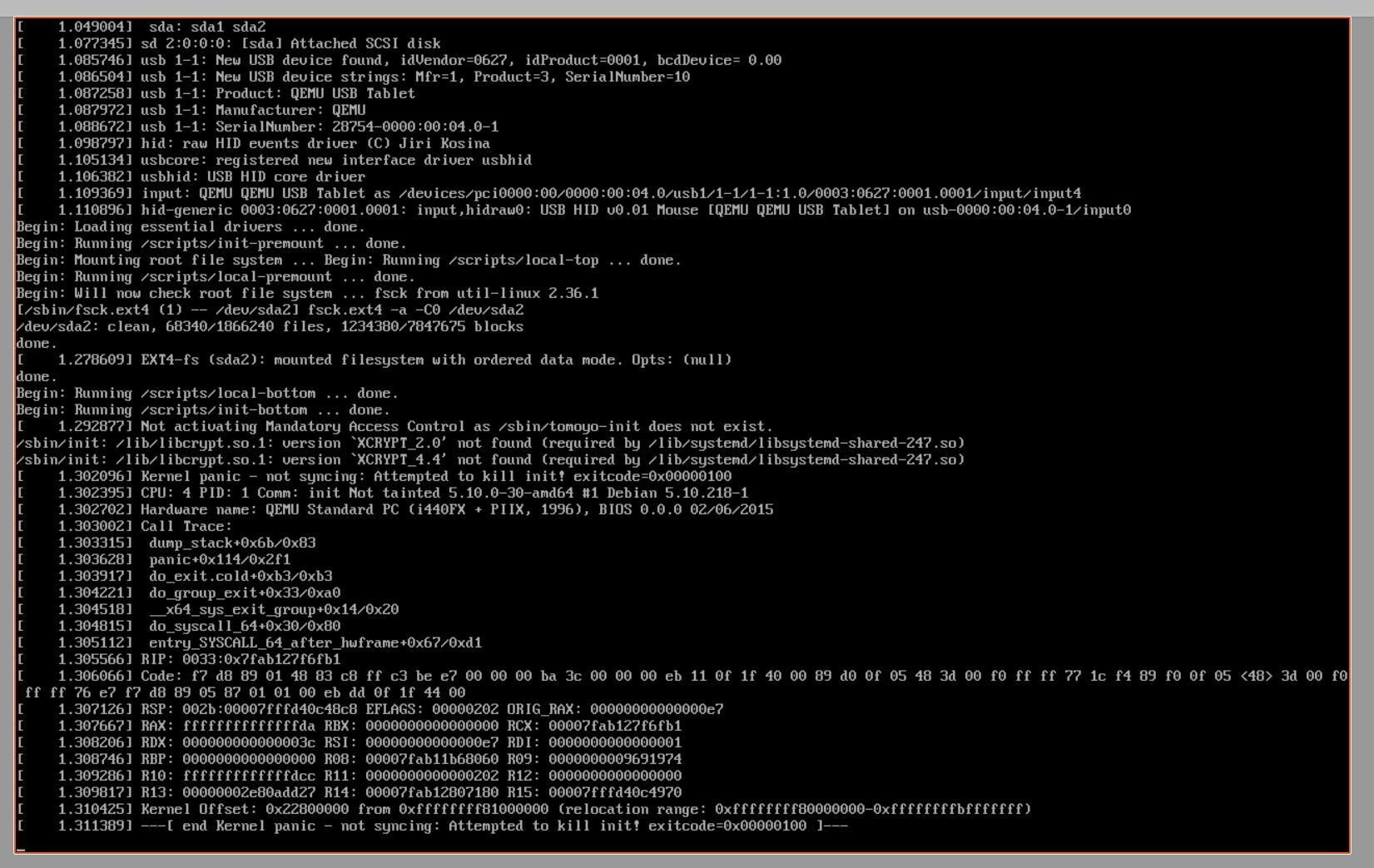 【問題】請問Linux系統在開機時出現「end Kernal panic」導致無法進入系統時要怎麼救？ @電腦應用綜合討論 哈啦板 - 巴哈姆特