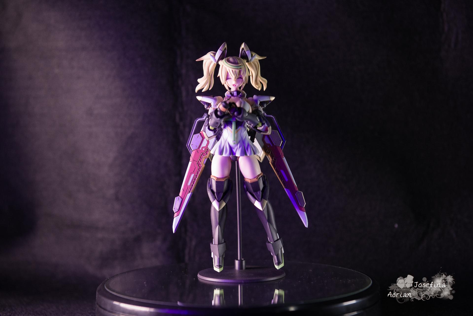 【作品分享】Gene Stellatears Version 夢幻之星 PSO2es 潔涅 純白星 後期造型 @模型技術與資訊 哈啦板 - 巴哈姆特