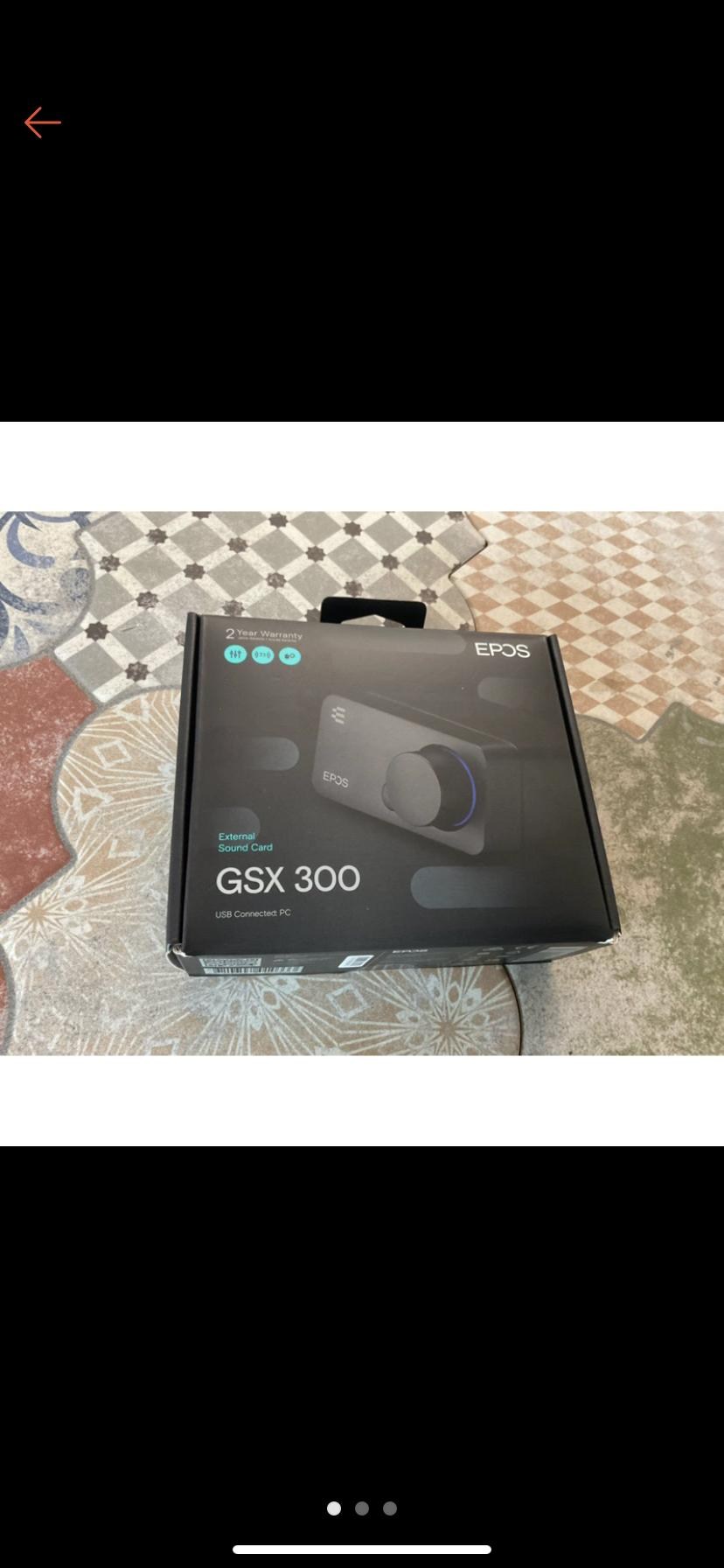 【問題】(出售）EPOS GSX 300 7.1 虛擬環繞外接音效卡 @ACG二手交易板 哈啦板 - 巴哈姆特