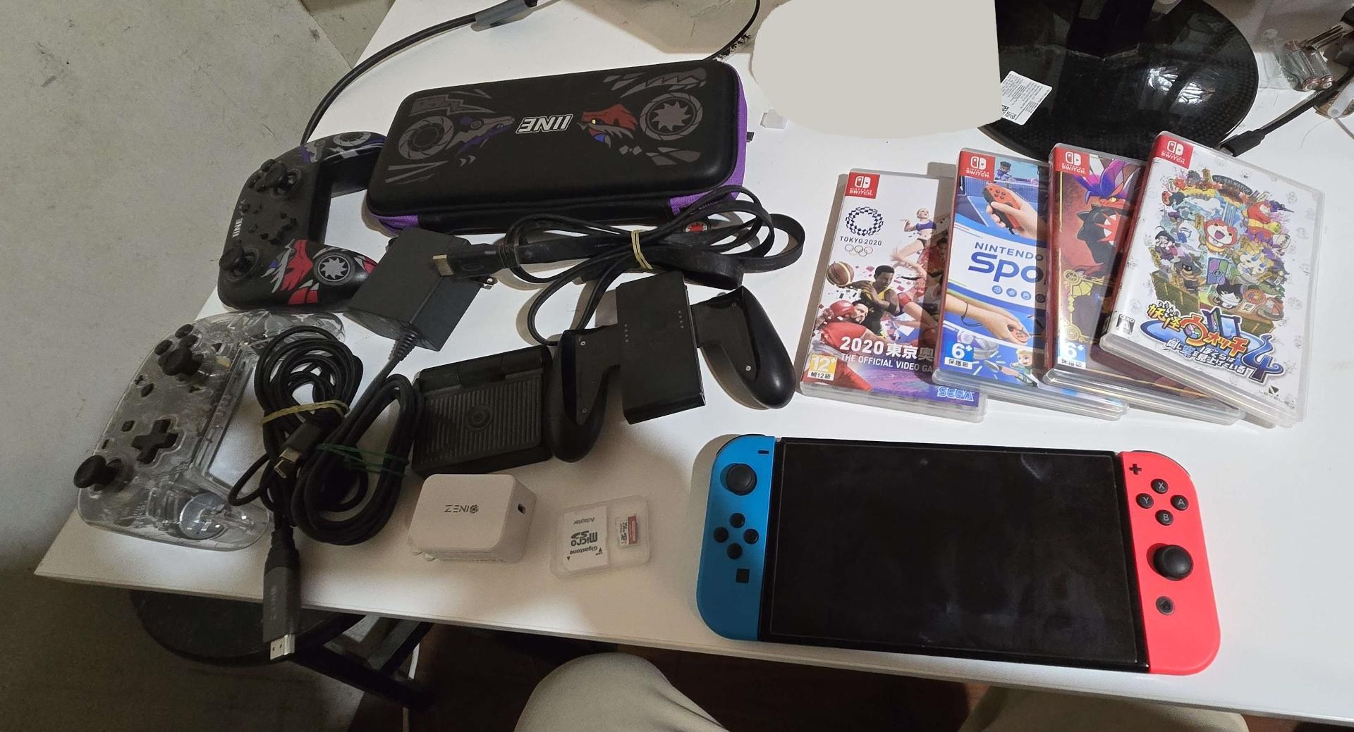 【出售】出售NS OLED 主機+遊戲和周邊配備不拆賣6500 @ACG二手交易板 哈啦板 - 巴哈姆特