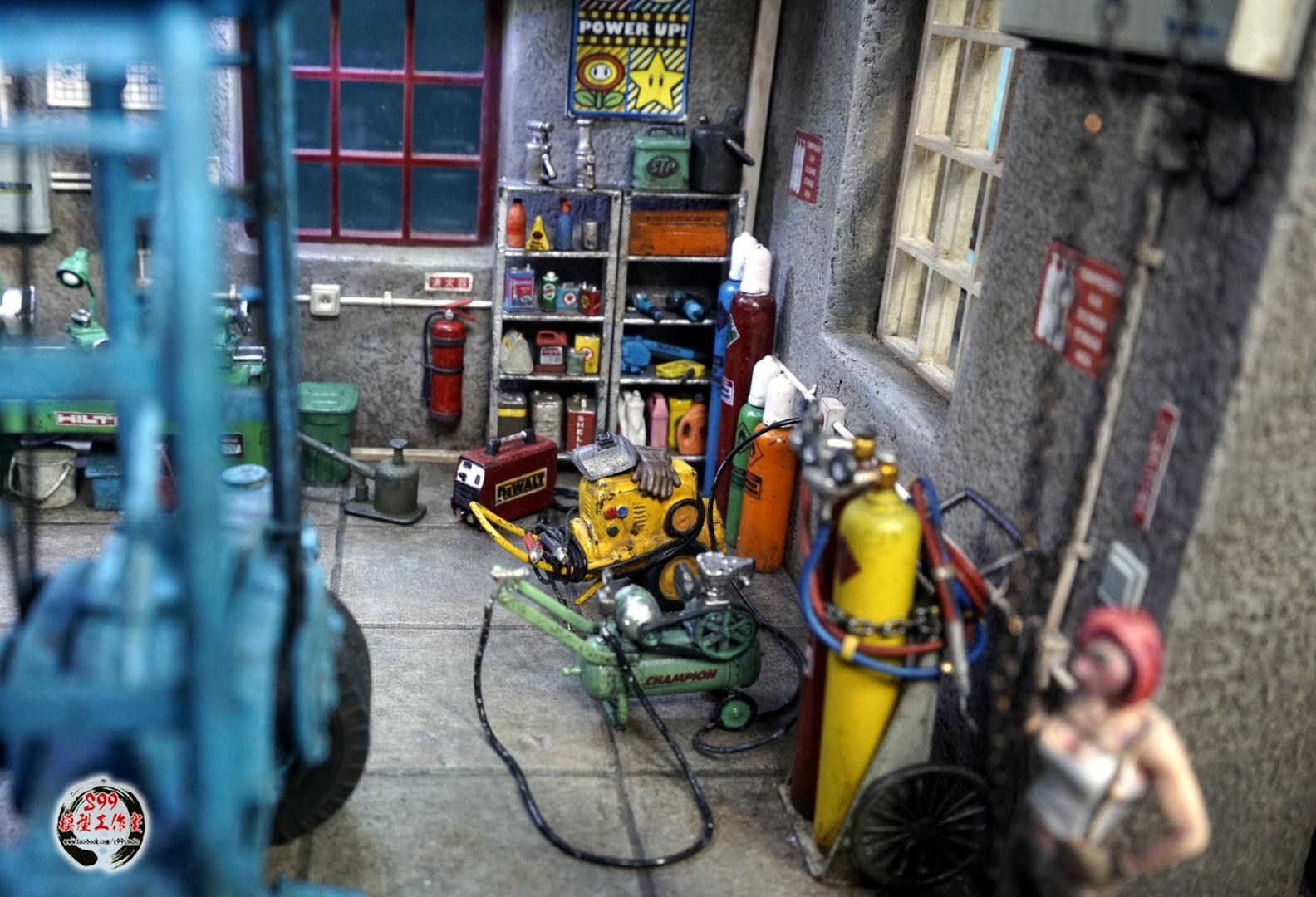 【作品分享】1/35 情景作品【Family Panzer Factory】 @模型技術與資訊 哈啦板 - 巴哈姆特