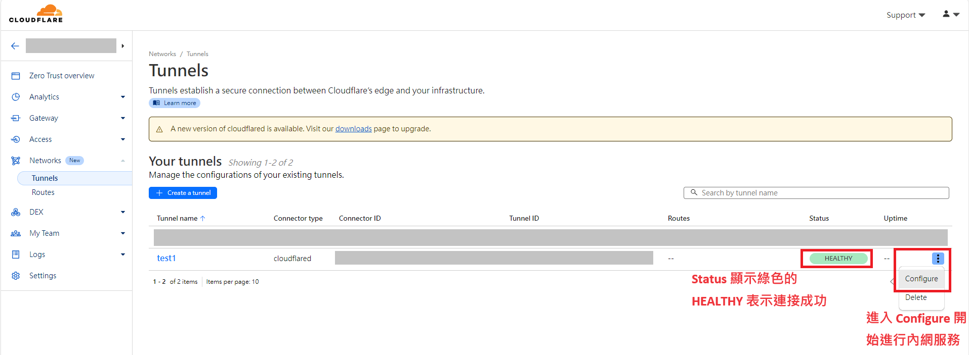 【Synology NAS 應用】使用 Cloudflare Zero Trust Tunnel 從外部連到社區網路內的 NAS ...
