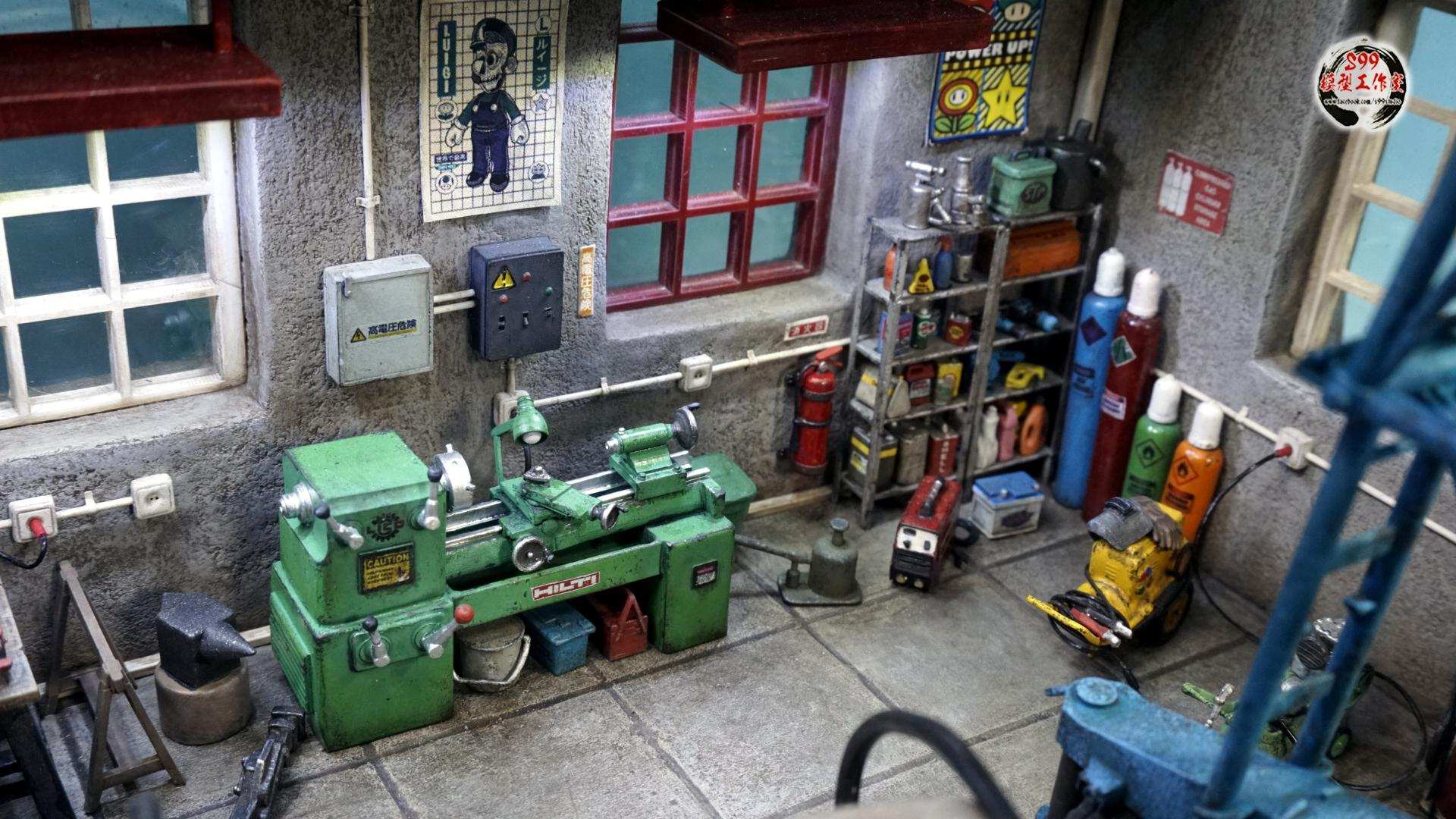 【作品分享】1/35 情景作品【Family Panzer Factory】 @模型技術與資訊 哈啦板 - 巴哈姆特