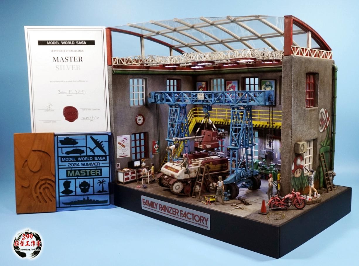【作品分享】1/35 情景作品【Family Panzer Factory】 @模型技術與資訊 哈啦板 - 巴哈姆特