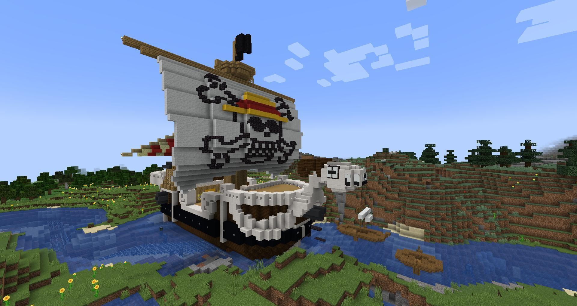 【心得】【航海王船艦01】前進梅利號 Going Merry @Minecraft 我的世界（當個創世神） 哈啦板 - 巴哈姆特