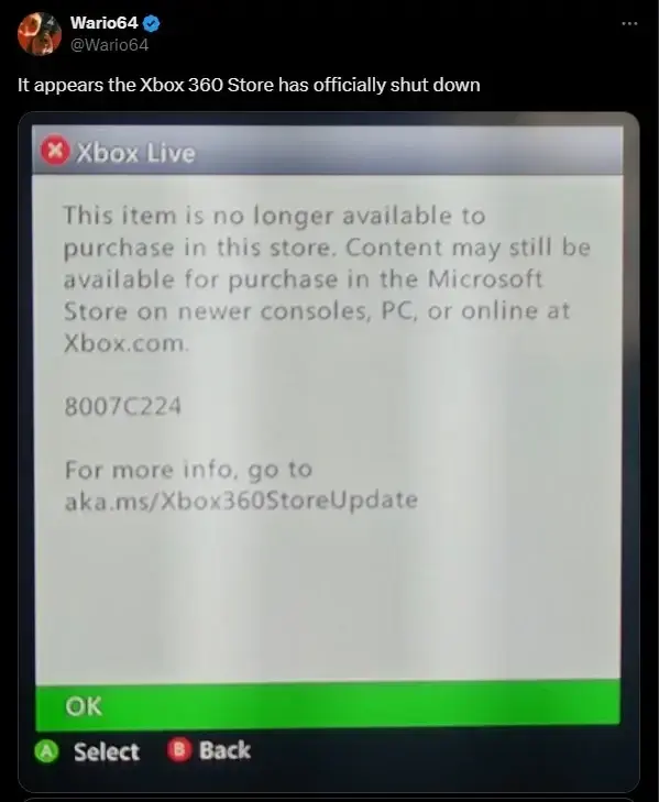 【情報】XBOX360賣場正式關閉 @電視遊樂器綜合討論區 哈啦板 - 巴哈姆特