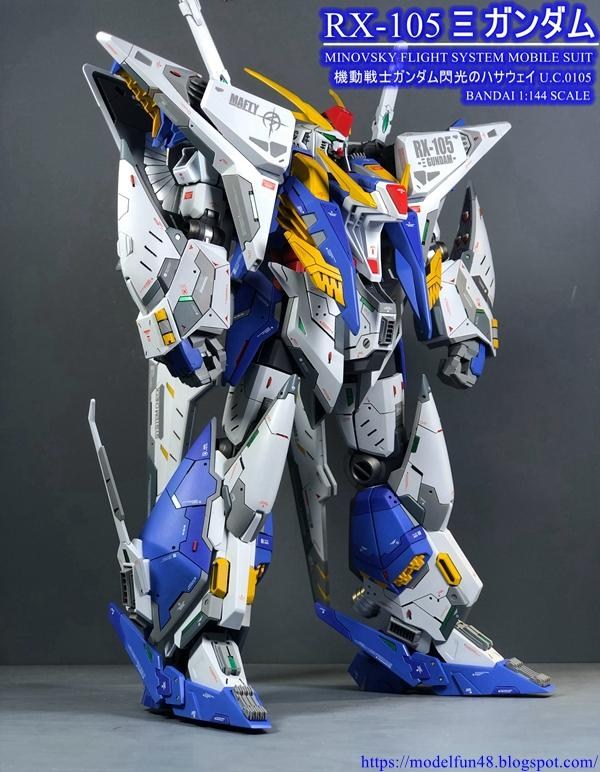 【作品分享】HGUC RX-105 Xi GUNDAM @模型技術與資訊 哈啦板 - 巴哈姆特