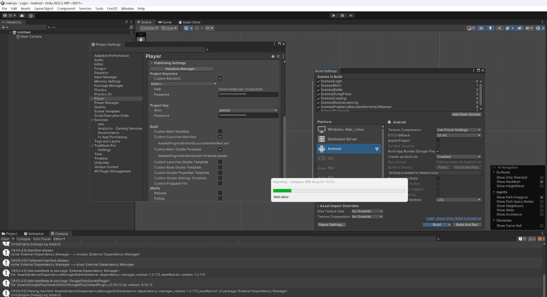【問題】如果build時卡住該如何排查原因 @Unity 遊戲引擎 哈啦板 - 巴哈姆特